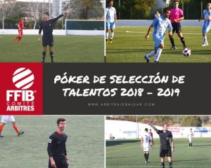 Selección de Talentos Árbitros 2018/2019 ; Lluís Bestard, Aleksandar ...